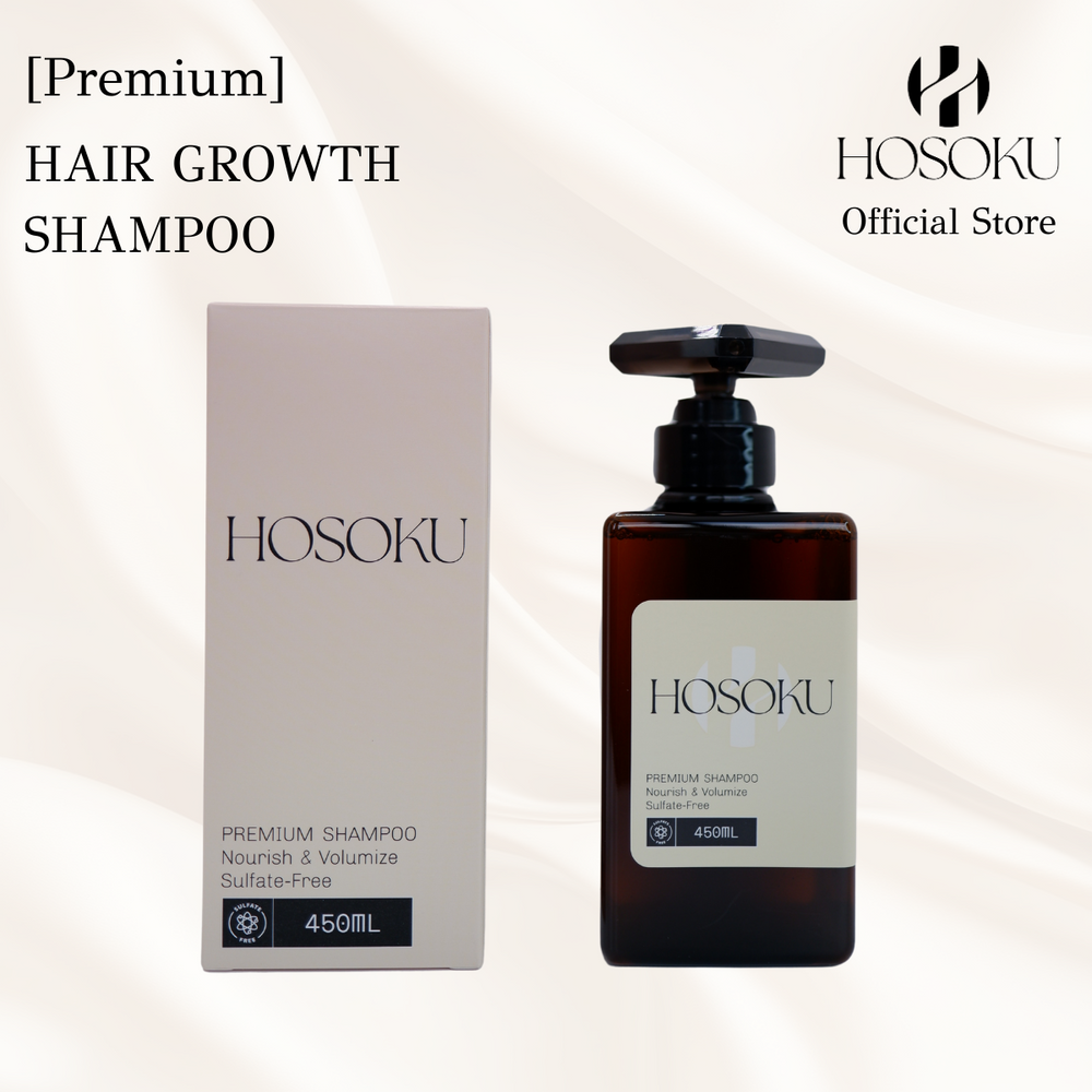 HOSOKU Hair Growth Shampoo – Advanced Japanese Formula for Thicker, Fu