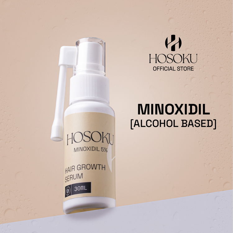 HOSOKU MINOXIDIL 5% [Alcohol-Based] – Rapid Absorption Hair Growth Ser