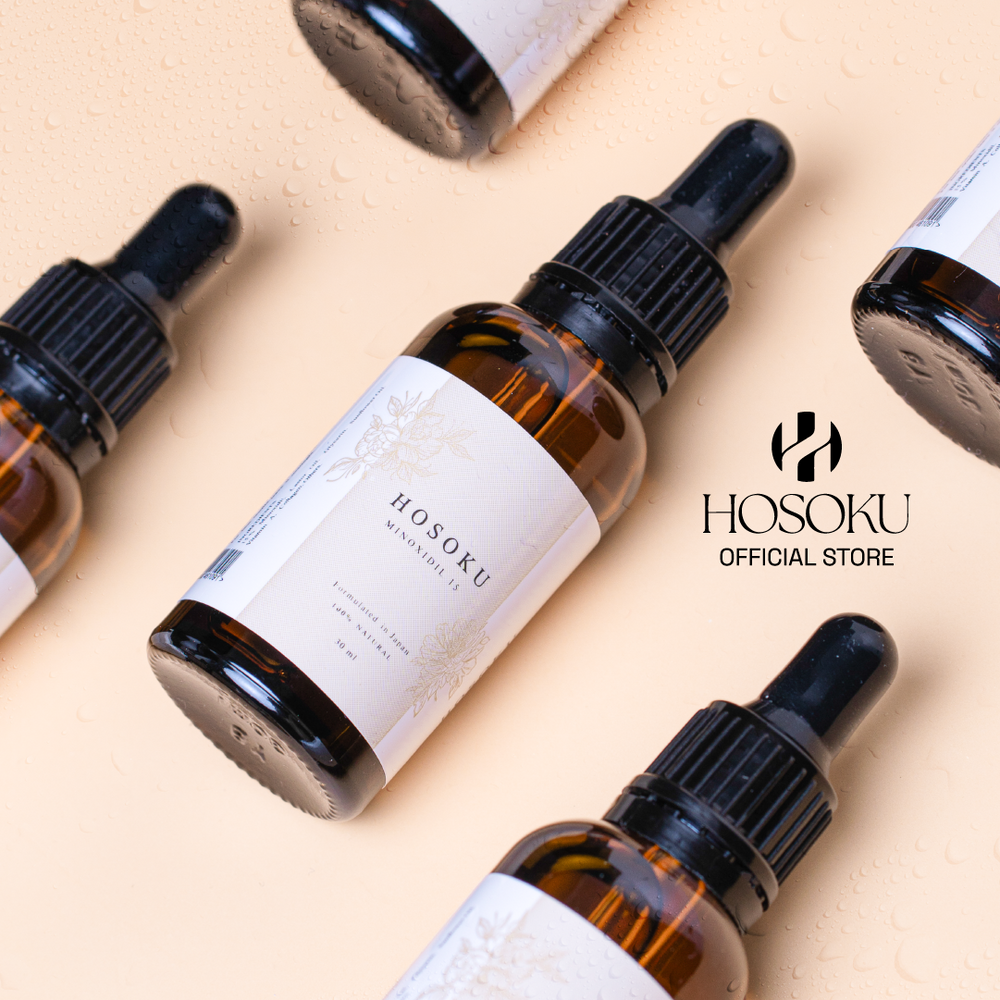 HOSOKU MINOXIDIL with Castor Oil – Ultra Strength Hair Regrowth Oil