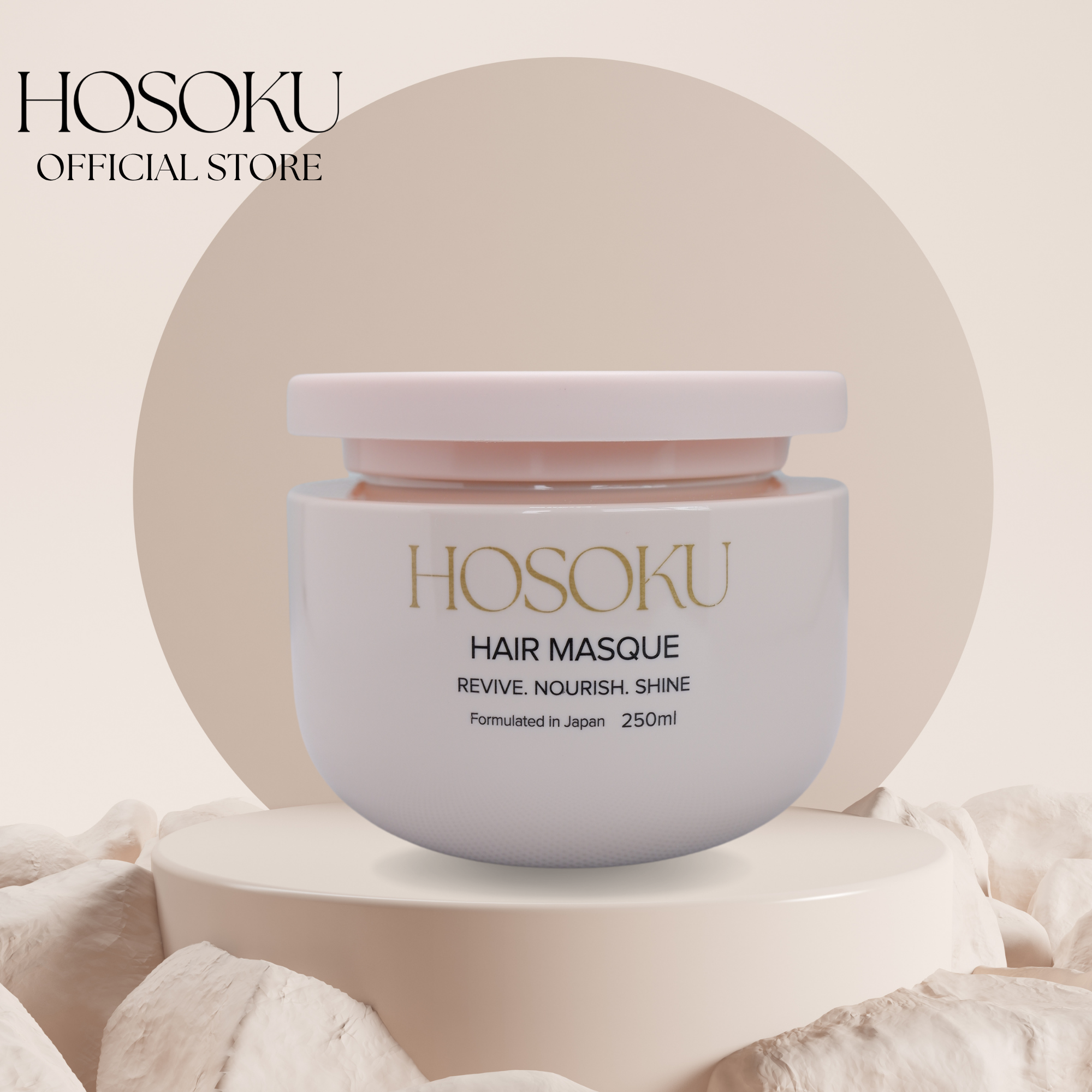 Hosoku Hair Masque – Deep Repair & Growth Boost, Keratin + Biotin Trea
